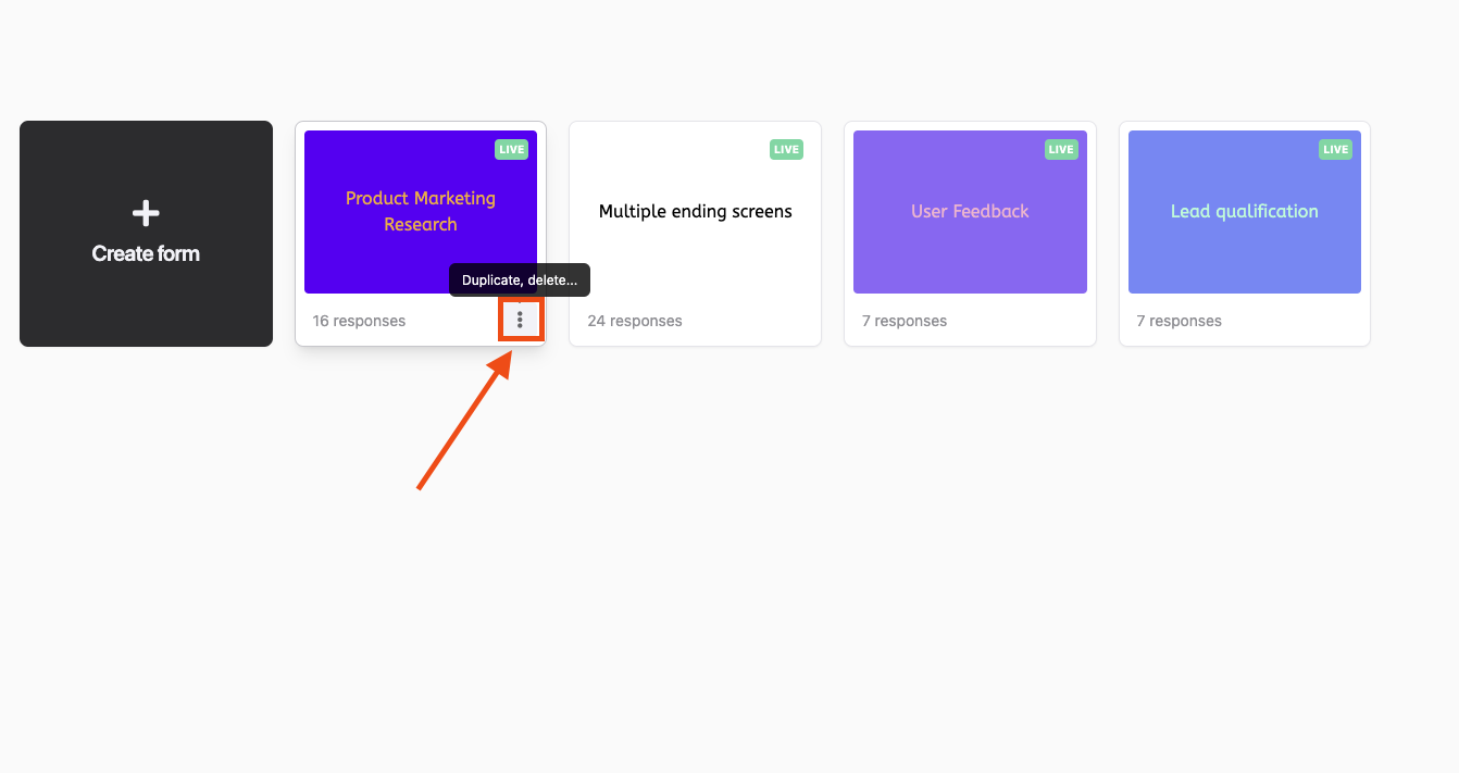 Cómo exportar o importar un formulario entre cuentas | Yay! Forms