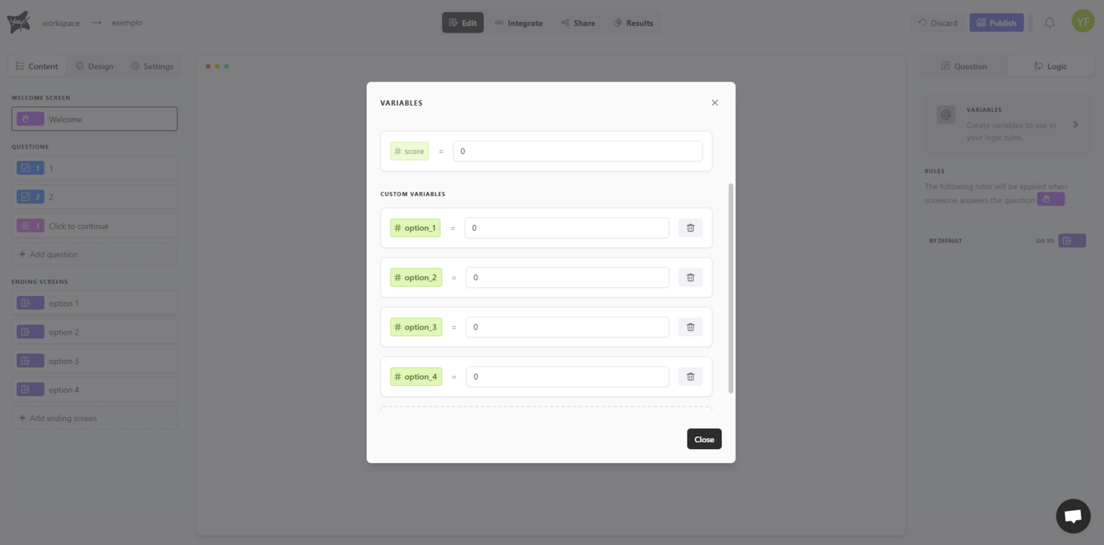 Como criar um quiz com pontuação | Yay! Forms