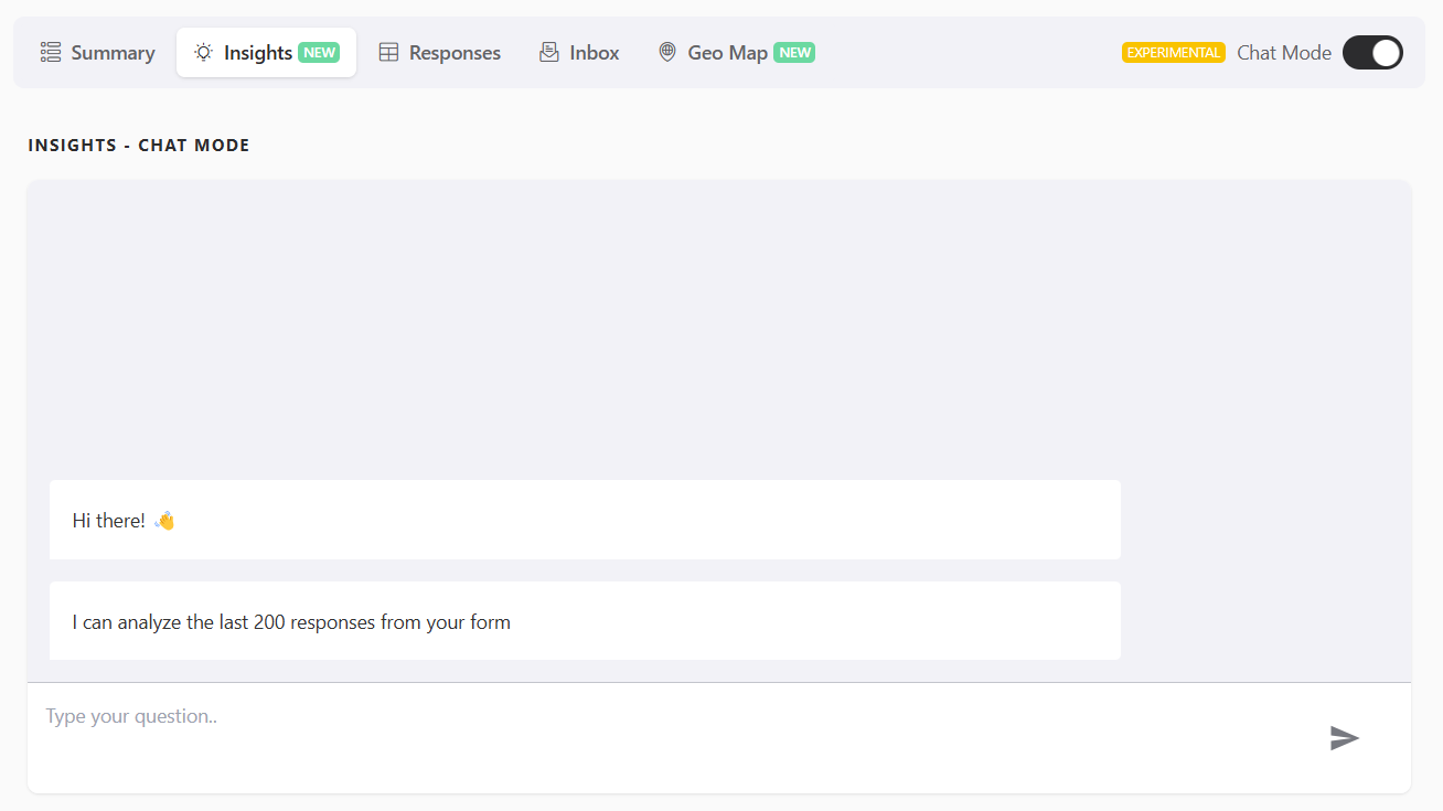 Como gerar insights das respostas com inteligência artificial | Yay! Forms